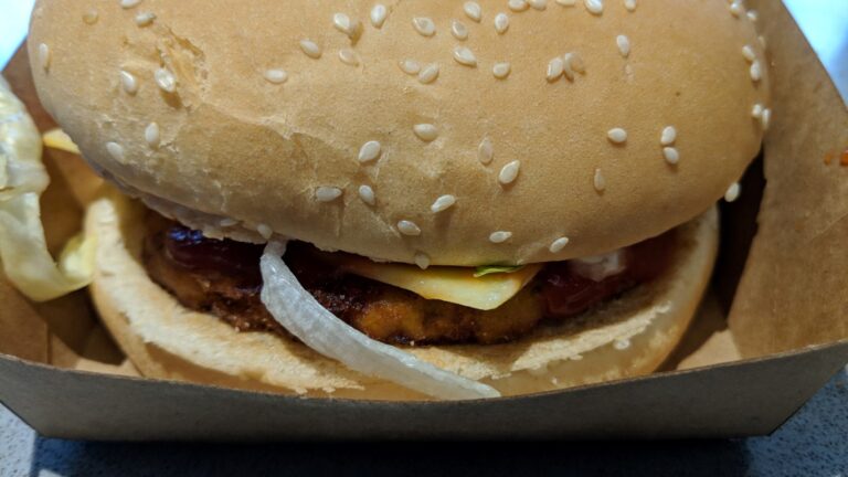 HUNGRY JACKS VEGAN BURGER